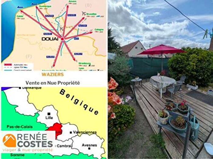Maison 3 pièces à Waziers, à vendre