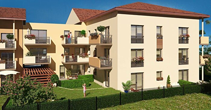 Appartement à louer - Le-Trillet, Meyzieu - 2 pièces - 1 chambre