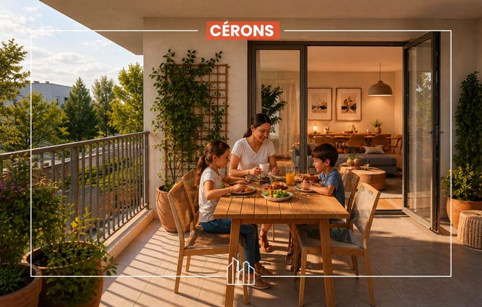 Cérons - Maison 3 pièces à vendre