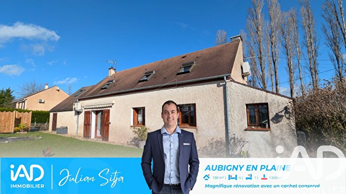 Maison à vendre - Aubigny-en-Plaine - 6 pièces - 4 chambres