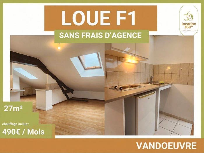 Appartement 2 pièces à louer à Tourtel, Vanduvre-lès-Nancy