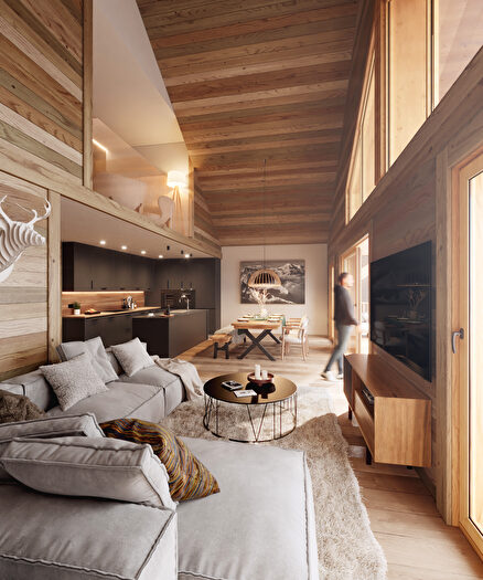 Appartement à vendre - Fontcouverte-la-Toussuire - 4 pièces - 3 chambres