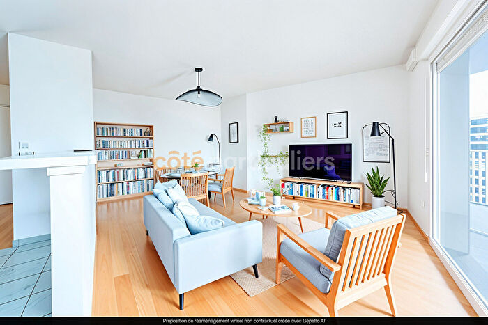 Appartement à vendre - Nantes, Malakoff - 3 pièces - 2 chambres