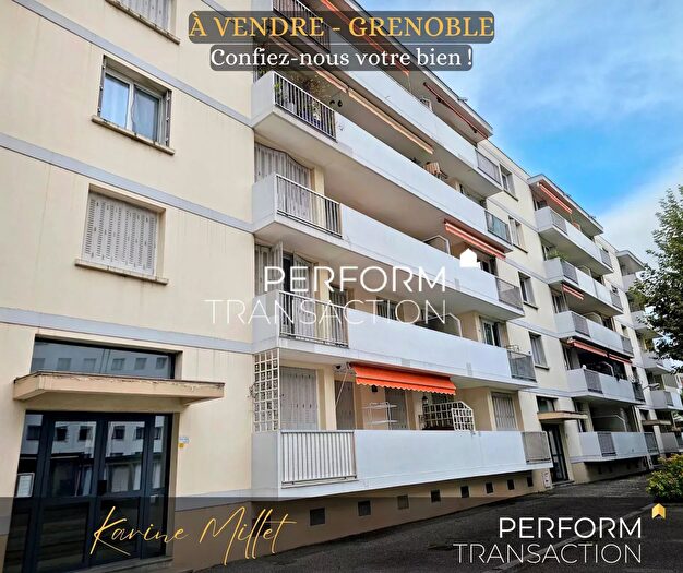 Appartement à vendre - Grenoble, Abbaye, Jouhaux - 3 pièces - 2 chambres