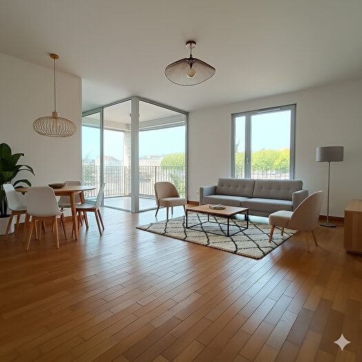 Appartement à vendre - Nantes, Ile de Nantes - 3 pièces - 2 chambres