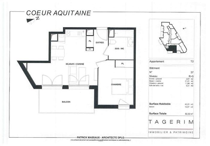 Appartement 2 pièces à louer à Cenon, Palmer, Gravières