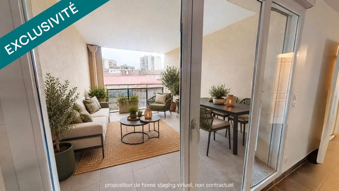 Villeurbanne, Perrallière - Appartement 3 pièces à vendre