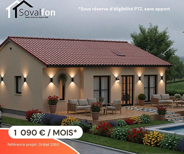 Orléat - Maison 5 pièces à vendre