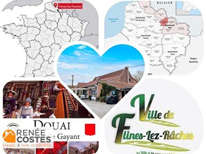 Maison à vendre - Douai, Frais-Marais - 6 pièces - 2 chambres