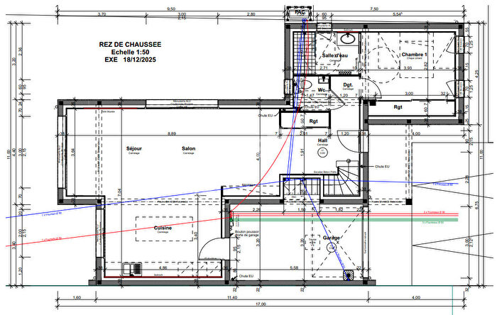 Maison à vendre - La Chapelle-des-Fougeretz - 6 pièces - 4 chambres