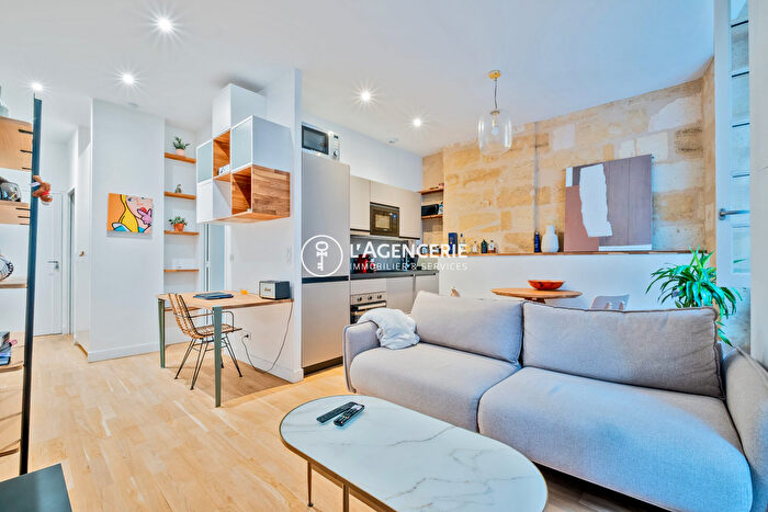 Appartement à louer - Bordeaux, Saint-Pierre - 2 pièces - 1 chambre