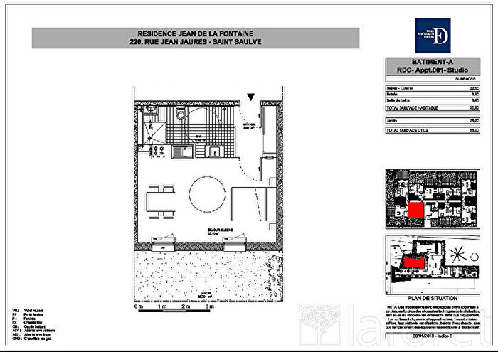 Appartement à louer - Saint-Saulve - 1 pièce
