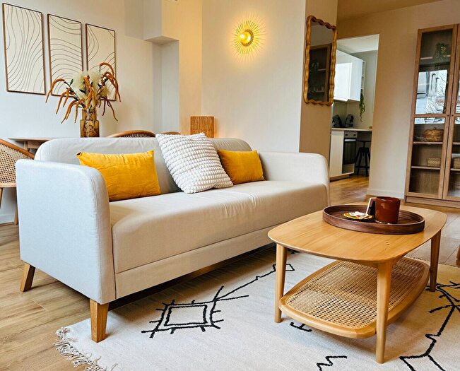 Appartement à louer - Gratte Ciel, Villeurbanne - 4 pièces - 3 chambres