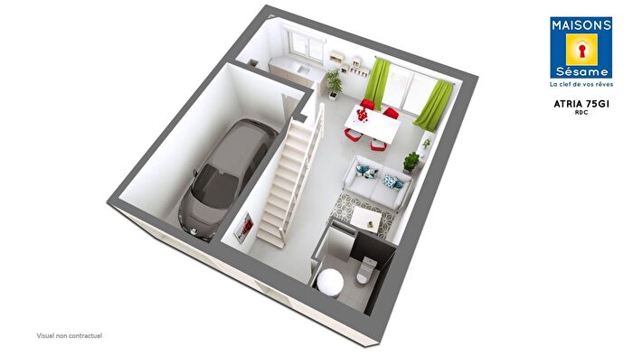 Maison à vendre - May-en-Multien - 4 pièces - 3 chambres