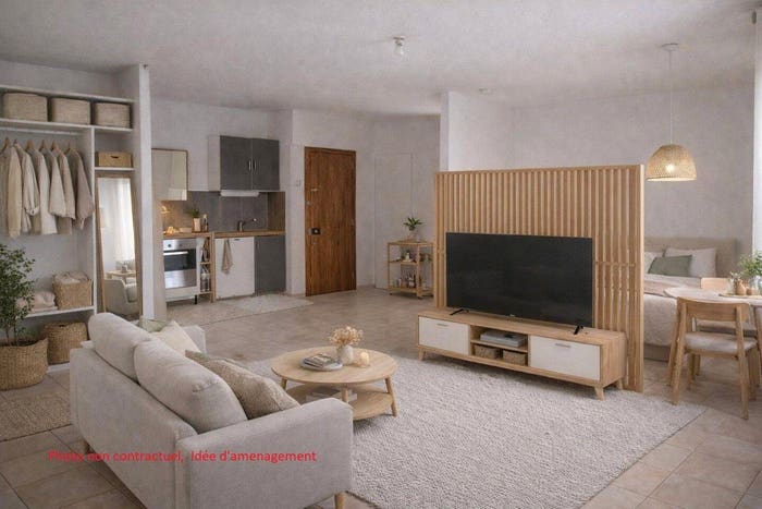 Appartement 1 pièce à Centre Ville, Vizille, à louer