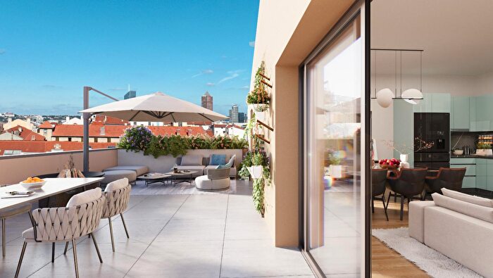 Appartement à vendre - Lyon e , Monchat - 4 pièces - 3 chambres