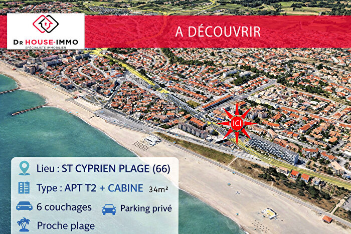 Appartement à vendre - Saint-Cyprien, Plage de lArt - 3 pièces - 2 chambres