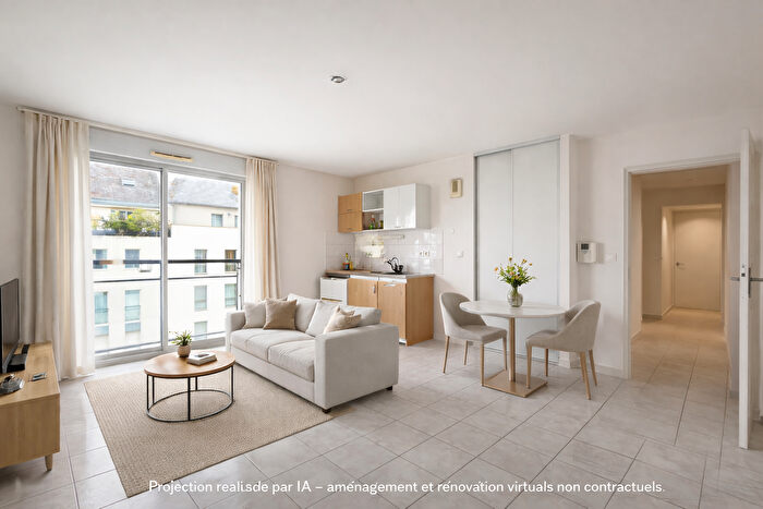 Appartement à vendre - Nantes, Hauts-Pavés, Saint-Pasquier, Saint-Félix, Université - 2 pièces - 1 chambre