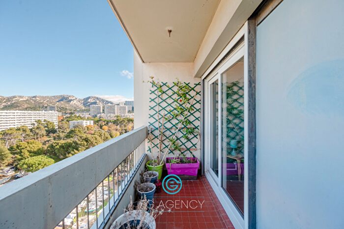 Appartement à vendre - Marseille e , Mazargues - 4 pièces - 3 chambres