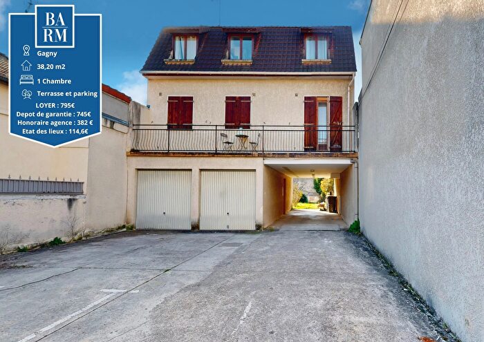 Appartement à louer - Gagny, Les Abesses - 2 pièces - 1 chambre