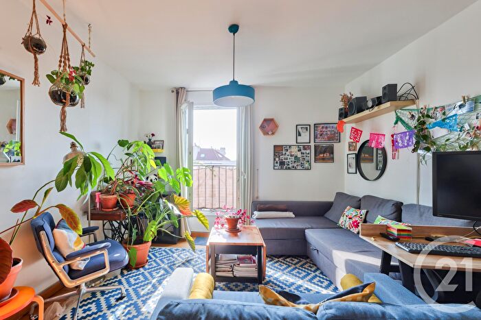 Appartement à vendre - Aubervilliers, Villette, Quatre-Chemins - 3 pièces - 2 chambres