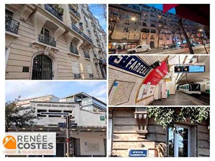 Appartement à vendre - Paris e , Télégraphe, Pelleport, Saint-Fargeau - 4 pièces - 3 chambres
