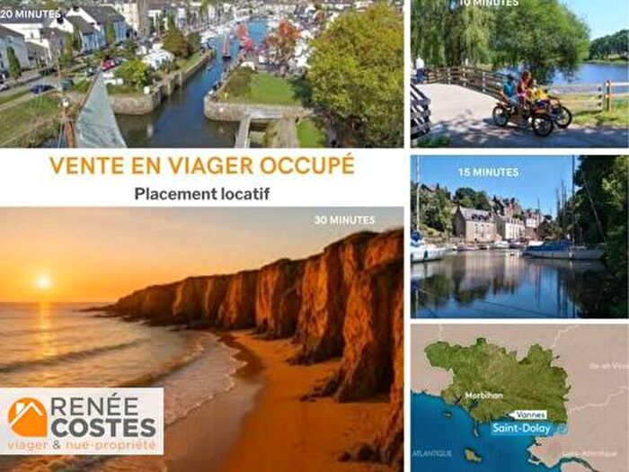 Appartement à vendre - La Roche-Bernard - 6 pièces - 3 chambres