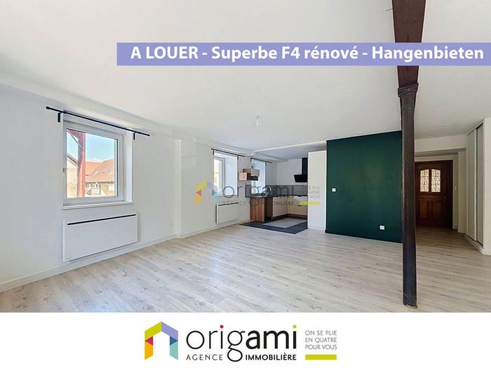 Hangenbieten : Appartement 4 pièces à louer