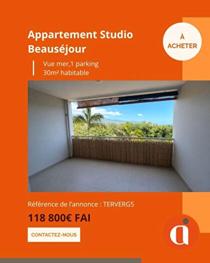 Sainte-Marie - Appartement 1 pièce à vendre