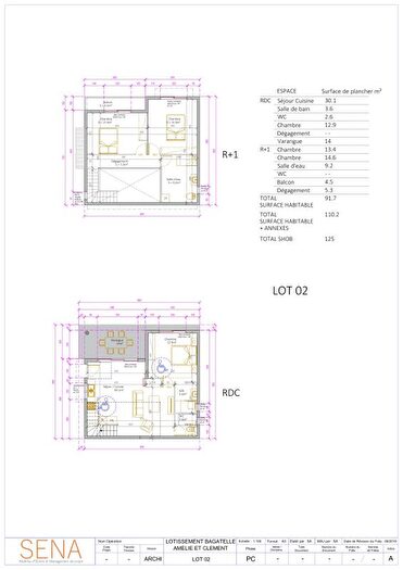 Sainte-Suzanne, Bagatelle : Maison 4 pièces à louer