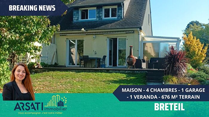 Maison à vendre - Breteil - 6 pièces - 4 chambres