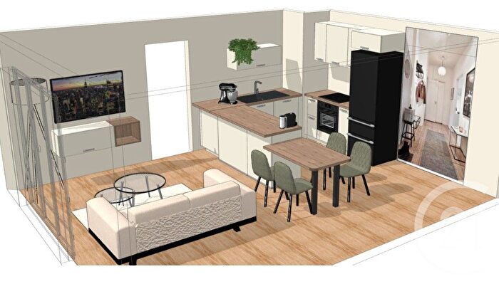 Appartement à vendre - BayonneBayonaBaiona, Mousserolles - 3 pièces - 2 chambres