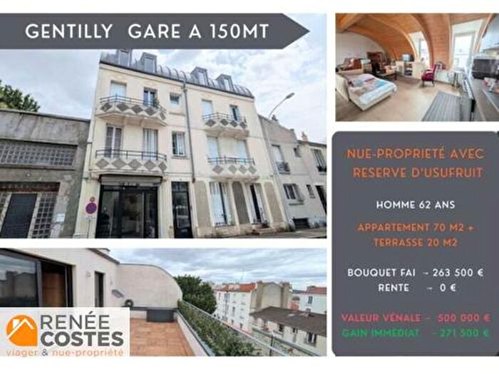 Gentilly, Val de Bièvre - Appartement 3 pièces à vendre