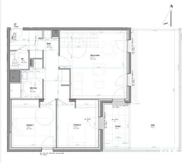 Appartement à louer - Clermont-Ferrand, Jaude, Fontgiève Saint-Alyre - 3 pièces - 2 chambres