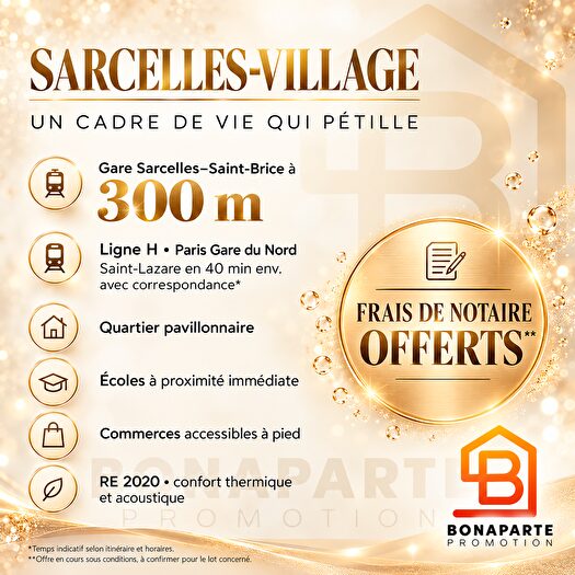 Sarcelles, Village, Chauffour : Maison 2 pièces à vendre