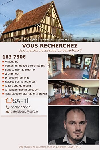 Maison 3 pièces à vendre - Vimoutiers