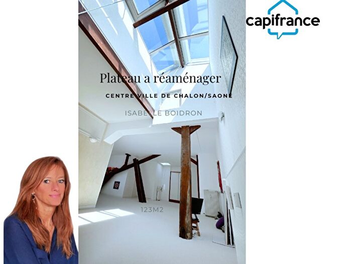 Appartement à vendre - Chalon-sur-Saône, Centre-ville - 4 pièces - 2 chambres