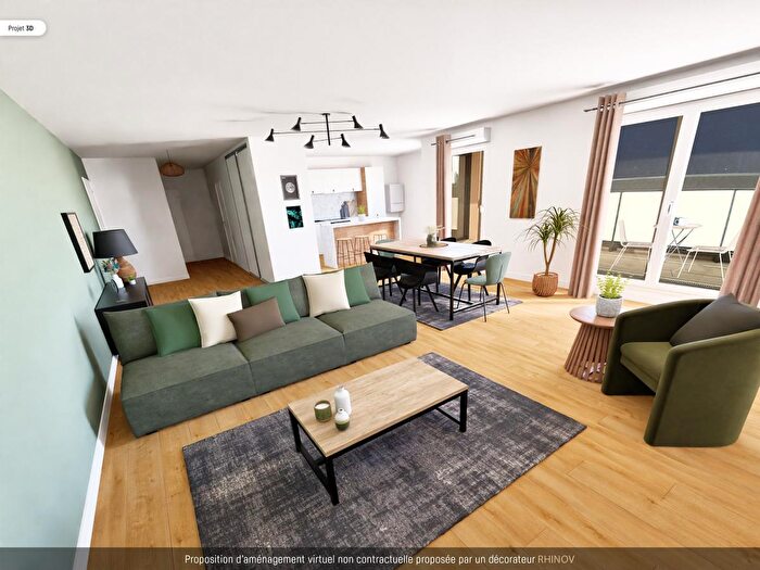 Appartement à louer - Franqueville-Saint-Pierre - 4 pièces - 3 chambres