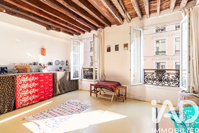 Appartement à vendre - Paris e , Goncourt, Canal Saint-Martin - 2 pièces - 1 chambre