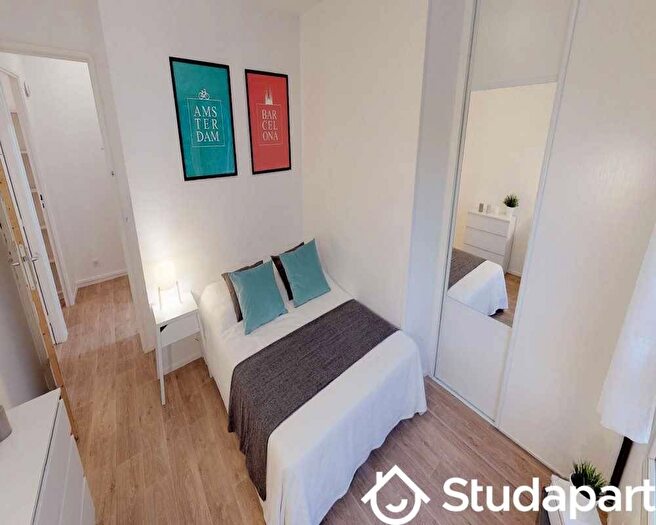 Appartement à louer - Vauban Esquermes, Lille - 1 pièce - 1 chambre