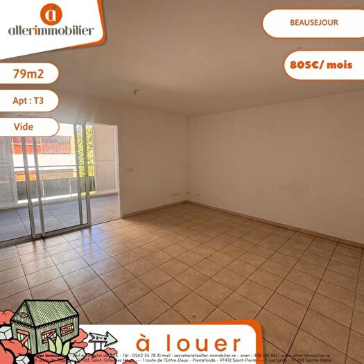 Appartement à louer - Sainte-Marie - 3 pièces - 2 chambres