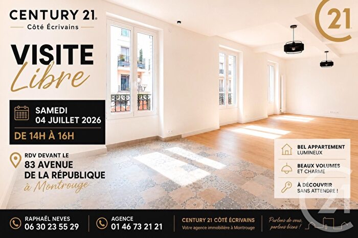 Appartement 5 pièces à Montrouge, Le vieux Montrouge, à vendre