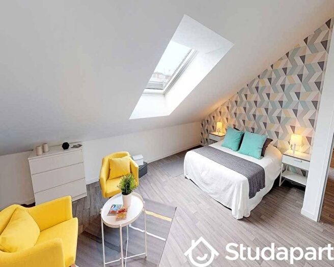 Appartement à louer - Moulins, Lille - 1 pièce - 1 chambre