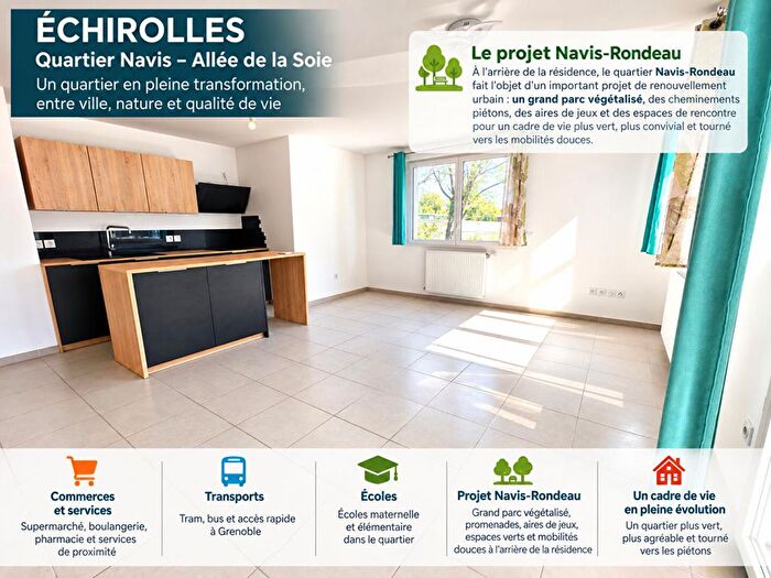 Appartement 3 pièces à vendre - Échirolles, Bayard, La Luire, Vicose, Comboire