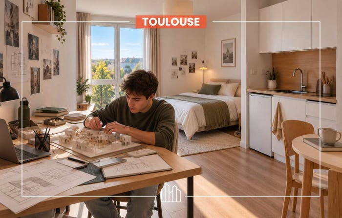 Toulouse, Croix Daurade - Maison 1 pièce à vendre