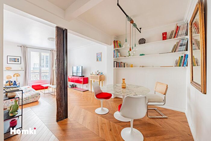 Appartement 3 pièces à Paris 17ème, La Fourche, Guy Moquet, à vendre