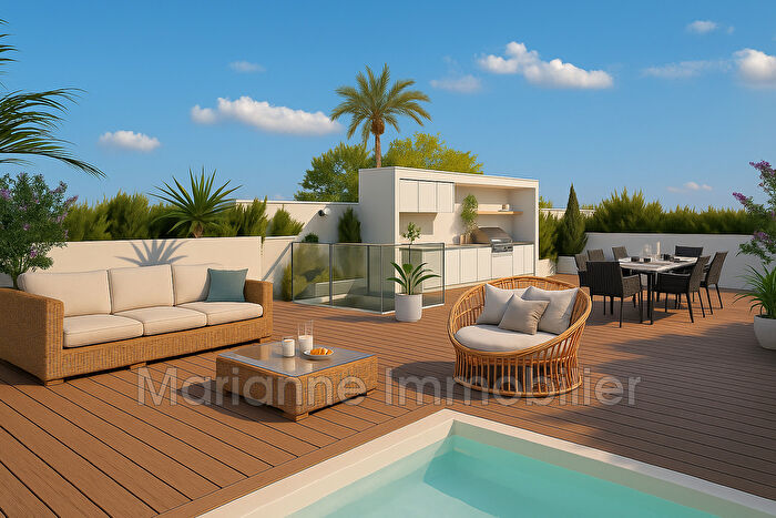 Appartement à vendre - Saint-Jean-de-Védas - 3 pièces - 2 chambres