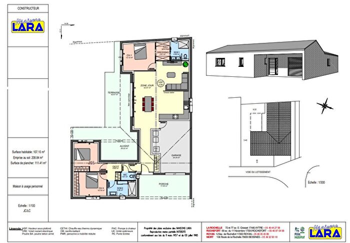 Maison à vendre - Aytré - 4 pièces - 3 chambres
