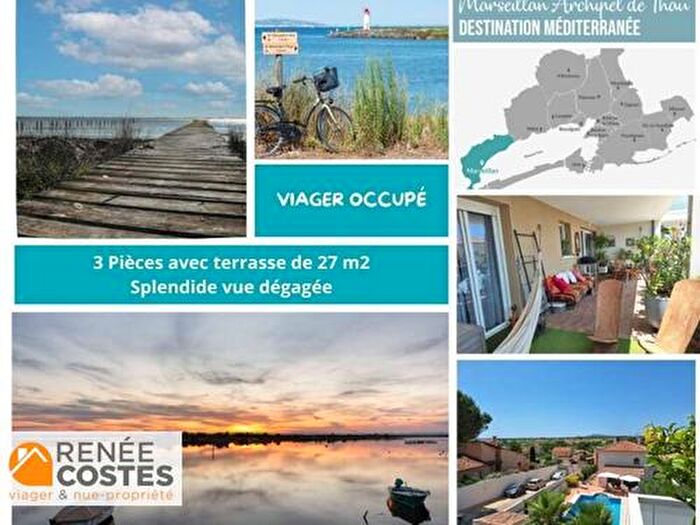 Appartement à vendre - Marseillan, Mougères, Riac - 3 pièces - 2 chambres