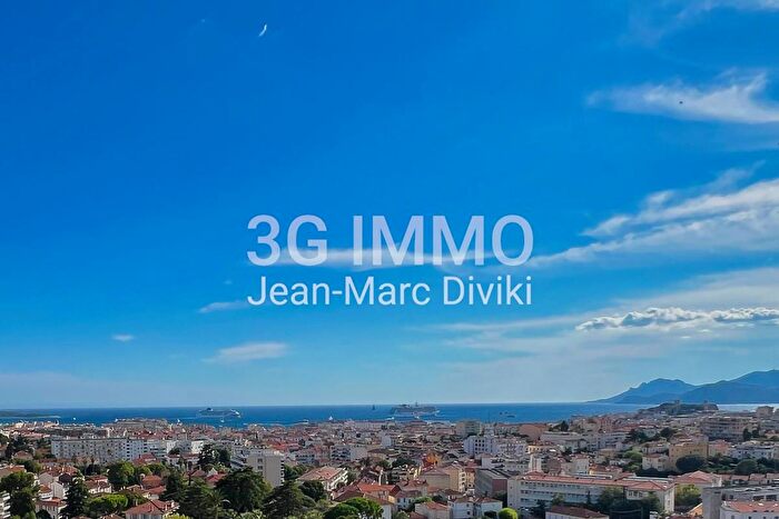Cannes, Californie Pezou : Appartement 3 pièces à vendre